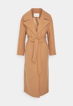 YAS Petite YASEMMA LONG BUTTON - Classic coat - tobacco brown/camel - Zalando.ie