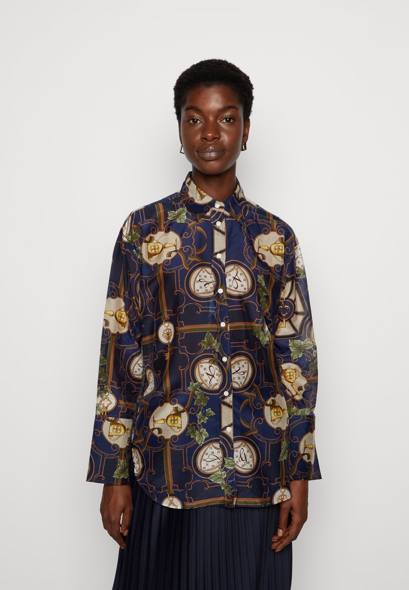 GANT AMERICAN LUXE - Hemdbluse - evening blue/dunkelblau - Zalando.at