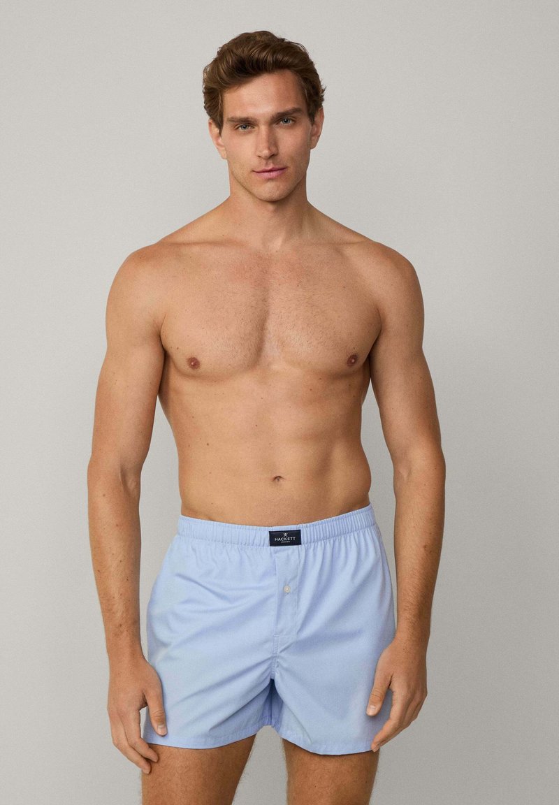 Hackett London STRIPE 2 PACK - Boxer shorts - light blue - Zalando