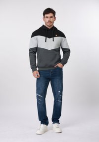 Pier One Sweatshirt - black/grey melange/mid grey/schwarz - Zalando.at