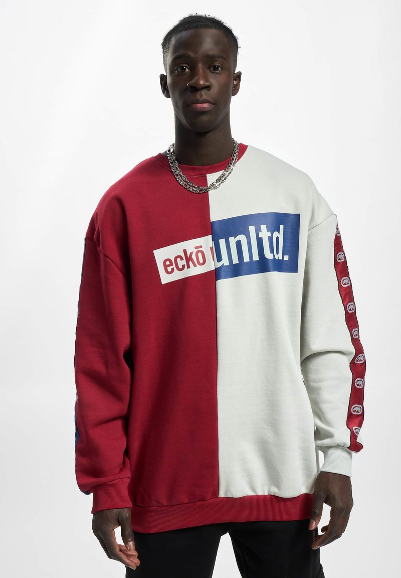 ecko unltd. GRANDE CREWNECK - Sweater - red grey/rood - Zalando.nl
