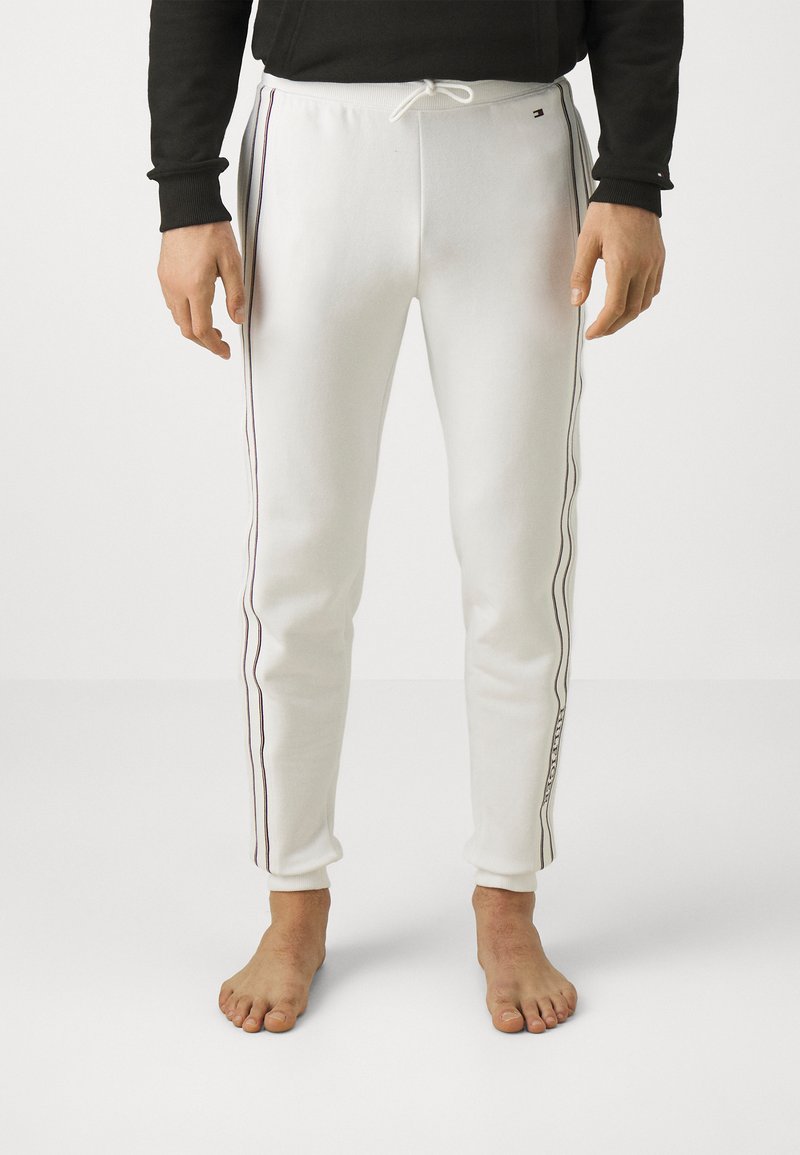 Tommy Hilfiger MONOTYPE STRIPETRACK PANTS - Bas de pyjama - white/blanc ...