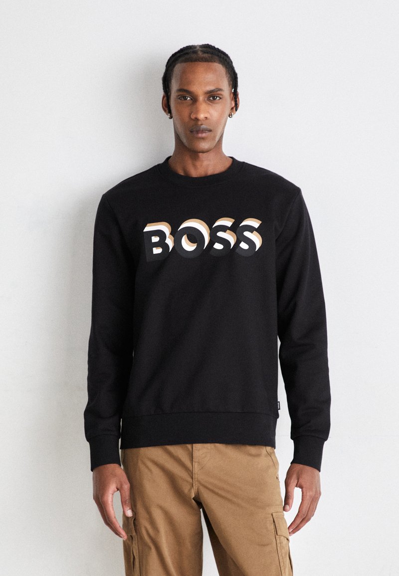 BOSS SOLERI - Sweater - black/zwart - Zalando.nl