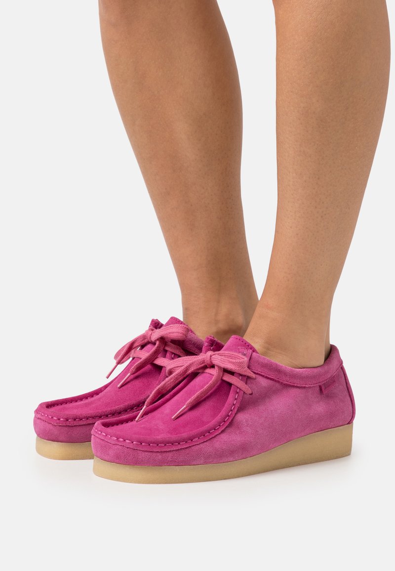 Bronx WONDE-RY - Snörskor - fuchsia/ljusrosa - Zalando.se