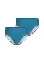 Schiesser 2-PACK CLASSIC - Plavky slipy - petrol/modrošedá - Zalando.cz