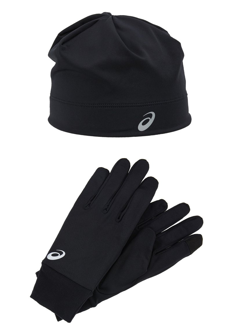 ASICS RUNNING PACK SET UNISEX - Handsker - performance black/sort ...