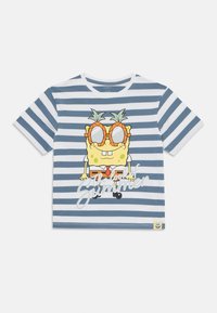 Name it NKMMANSA SPONG BOX - Camiseta estampada - blue mirage/gris ...
