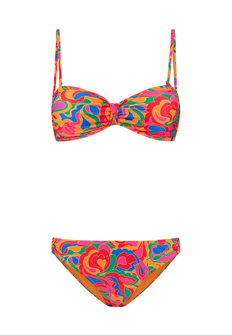 Shiwi ZOE SET - Bikini - orange sun groovy love/rot - Zalando