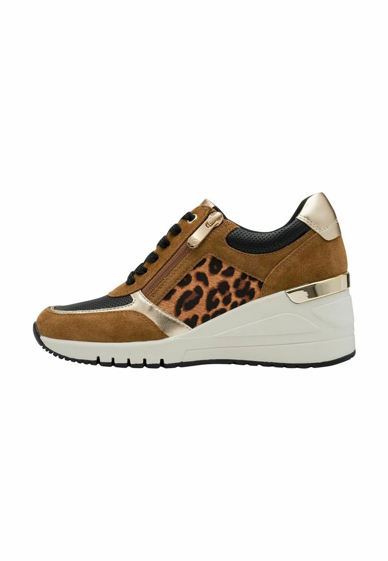 Marco Tozzi Sneaker low - cognac comb/braun - Zalando