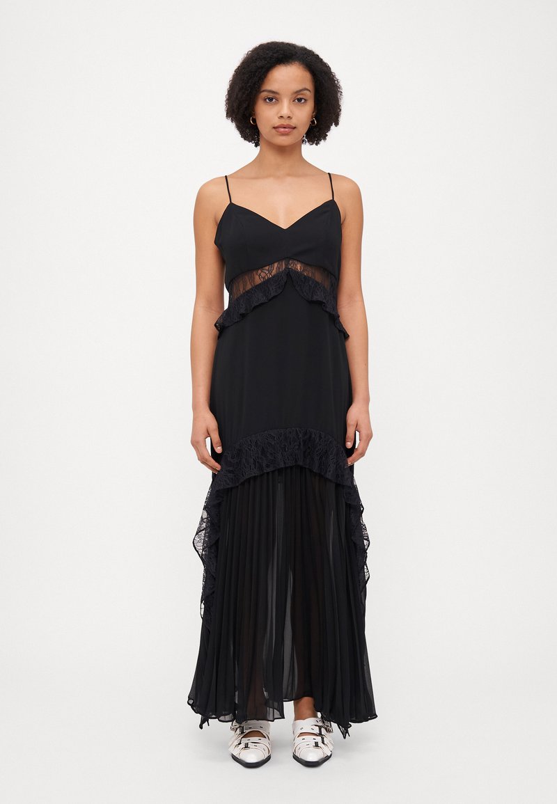 Forever New Petite LARA PLEATED RUFFLE MAXI - Occasion wear - black ...