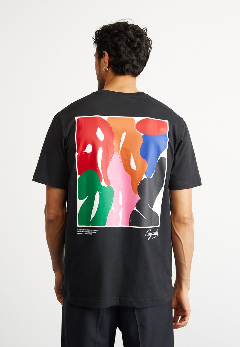 adidas Originals FASHION ARTY - Print T-shirt - black - Zalando.ie