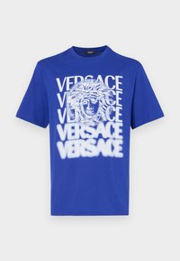 Versace COMPACT MEDUSA MEDALLION PRINT - Trükipildiga T-särk - royal ...