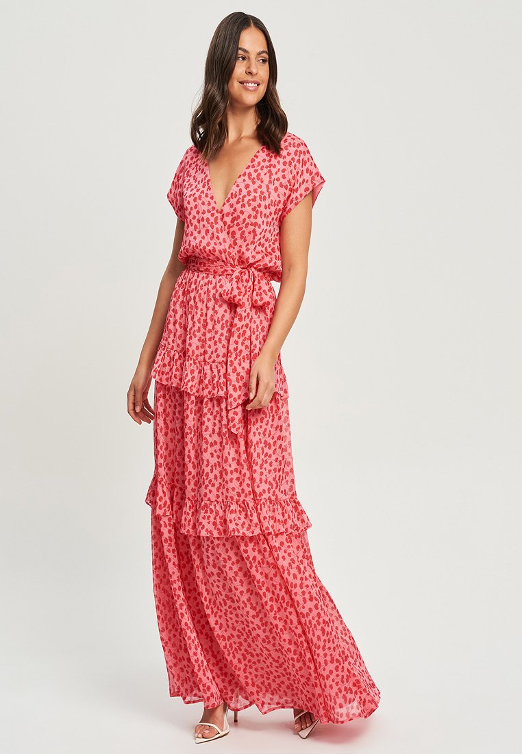 TUSSAH ANNA - Maxi dress - pink roses/light pink - Zalando.ie