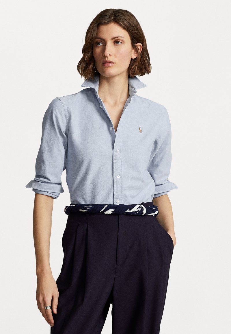 Polo Ralph Lauren OXFORD SHIRT - Button-down blouse - blue - Zalando.ie