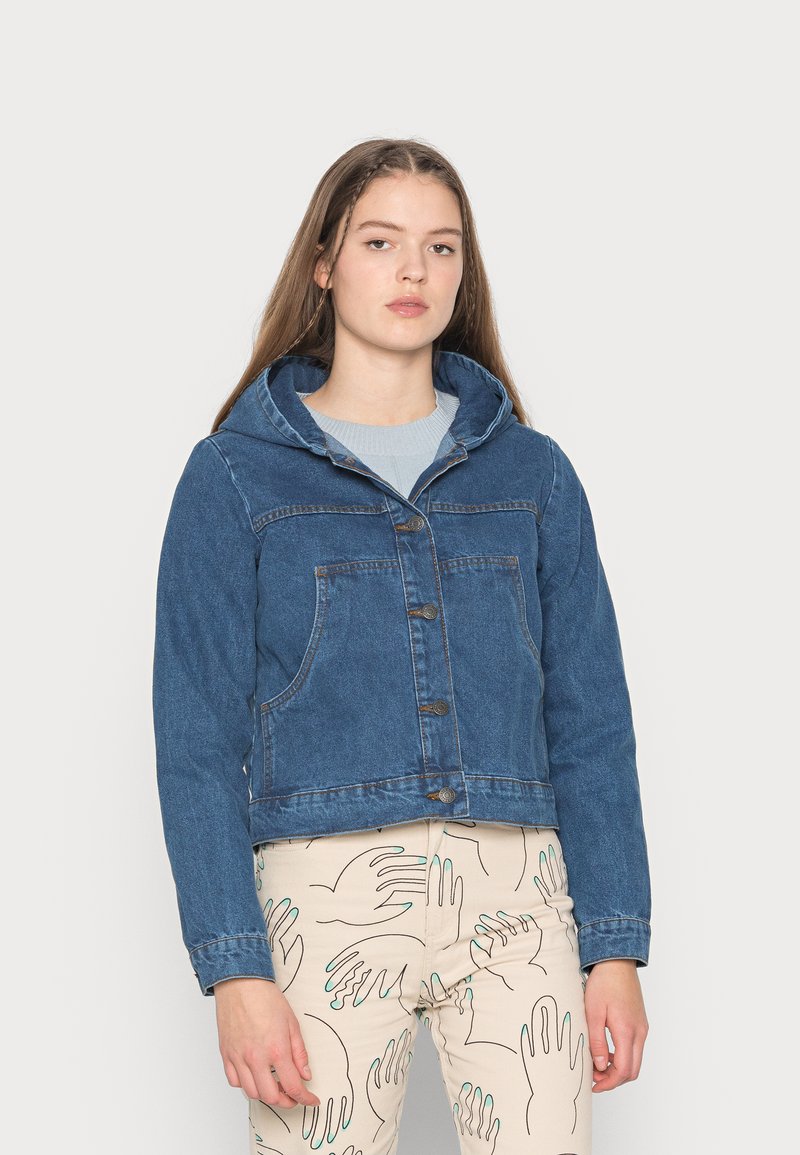 Noisy May NMMAJA JACKET - Spijkerjas - medium blue denim/blauw denim ...