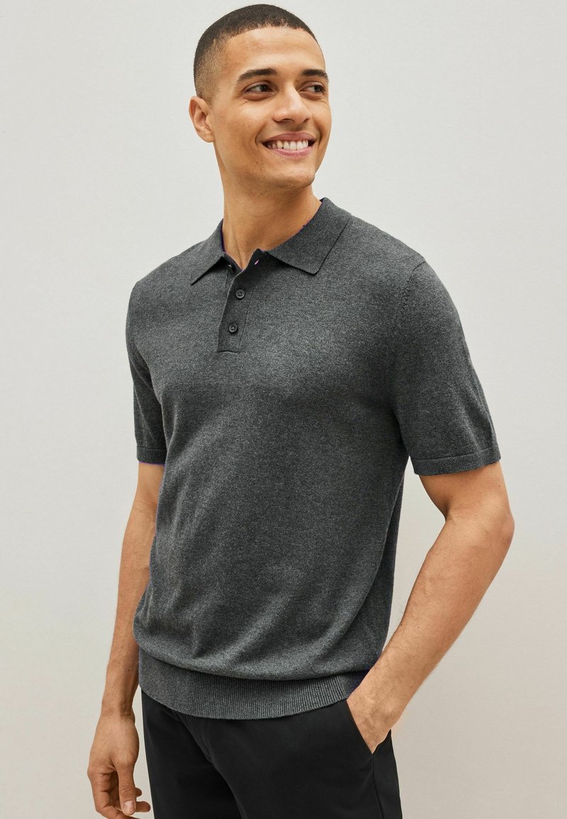 Next Polo shirt - grey - Zalando.de