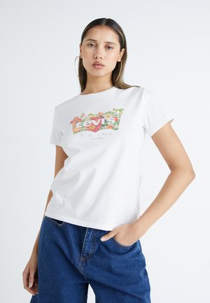 Coach COACH RINGER - Print T-shirt - white - Zalando.co.uk