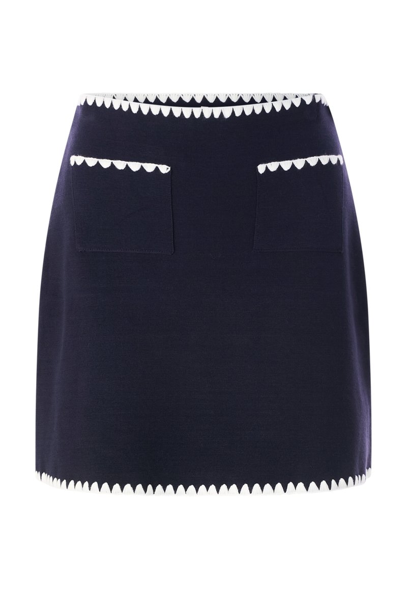 Rich & Royal A-Linien-Rock - midnight blue/dunkelblau - Zalando