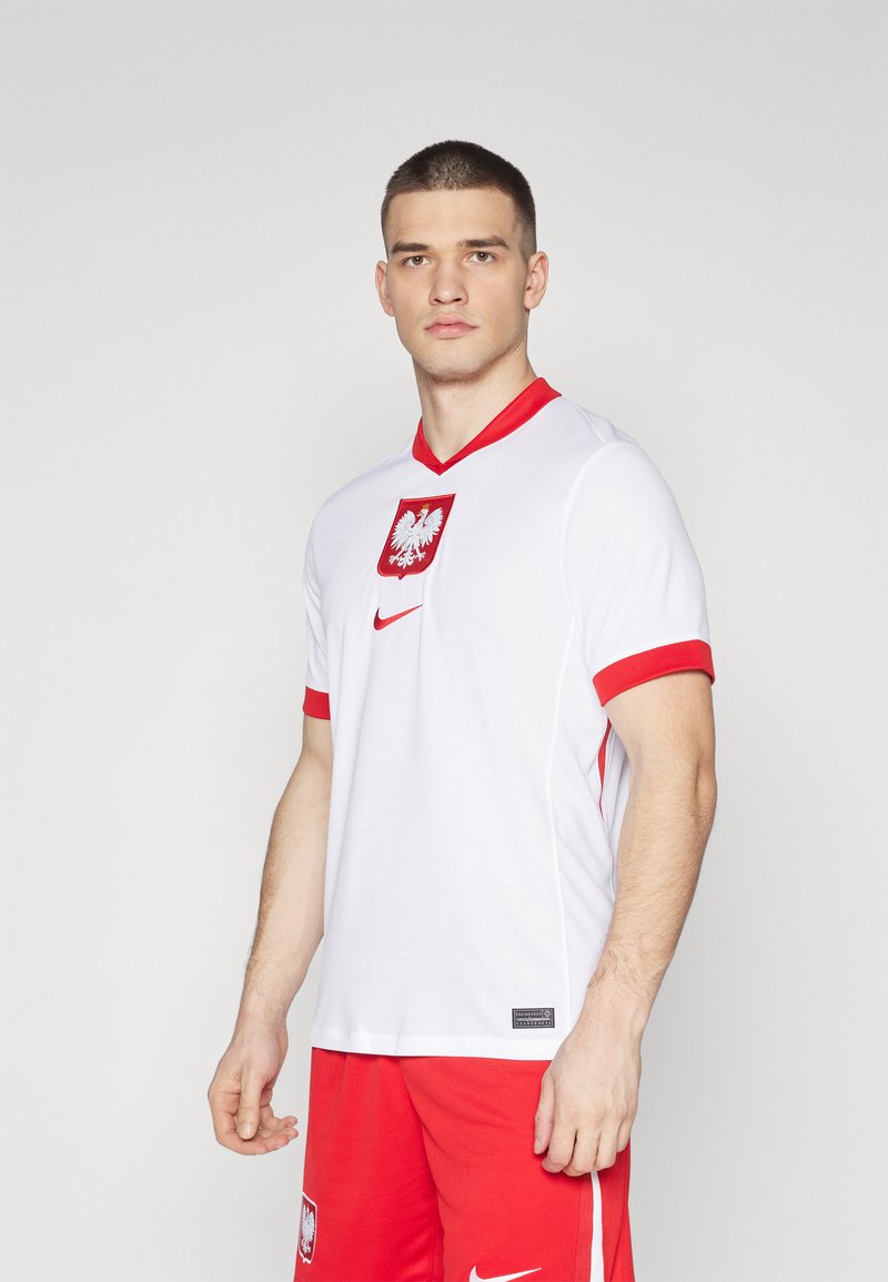 Nike Performance POLAND STADIUM HOME - Camiseta de fútbol - white/sport ...