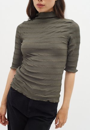 Cache Cache MIT STEHKRAGEN - Camiseta estampada - noir/negro - Zalando.es