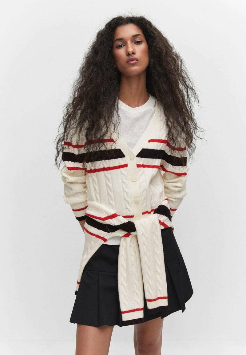 Mango UNIVERS - Cardigan - écru/off-white - Zalando.co.uk