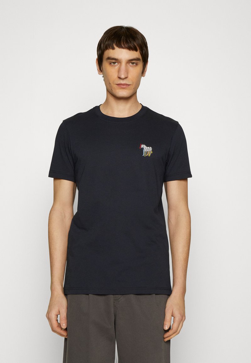 PS Paul Smith SLIM FIT ZEBRA - Basic T-shirt - dark blue - Zalando.ie
