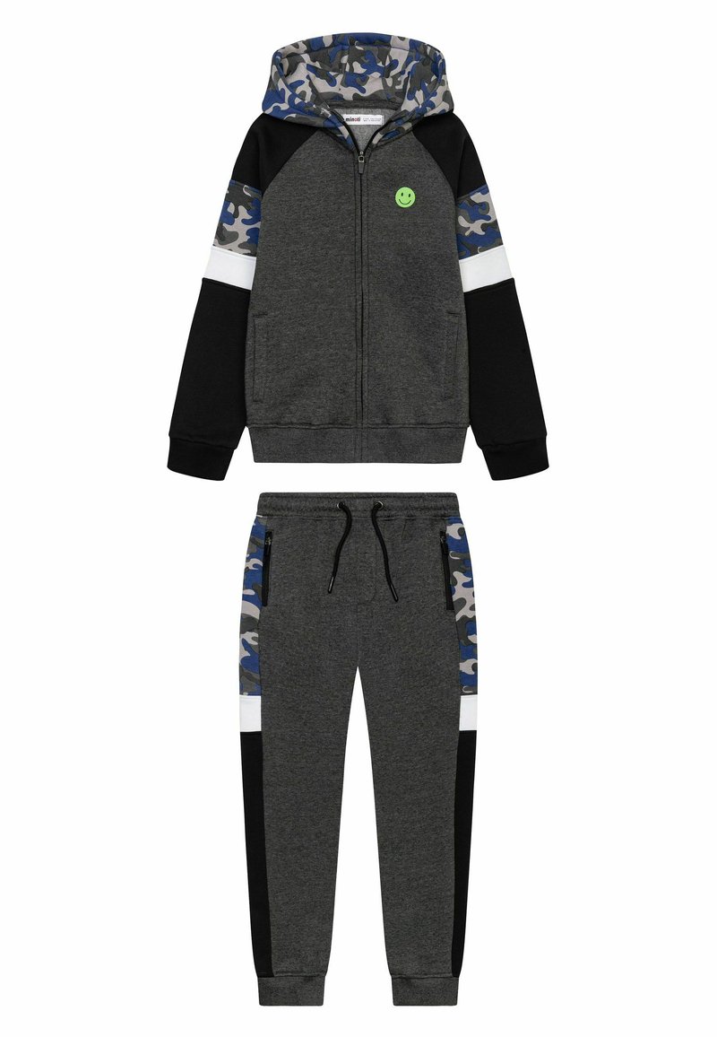 MINOTI Träningsset - grey black/mörkgrå - Zalando.se