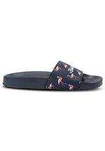 Blount & Pool HAWAII - Pool slides - navy flamingo/dark blue - Zalando