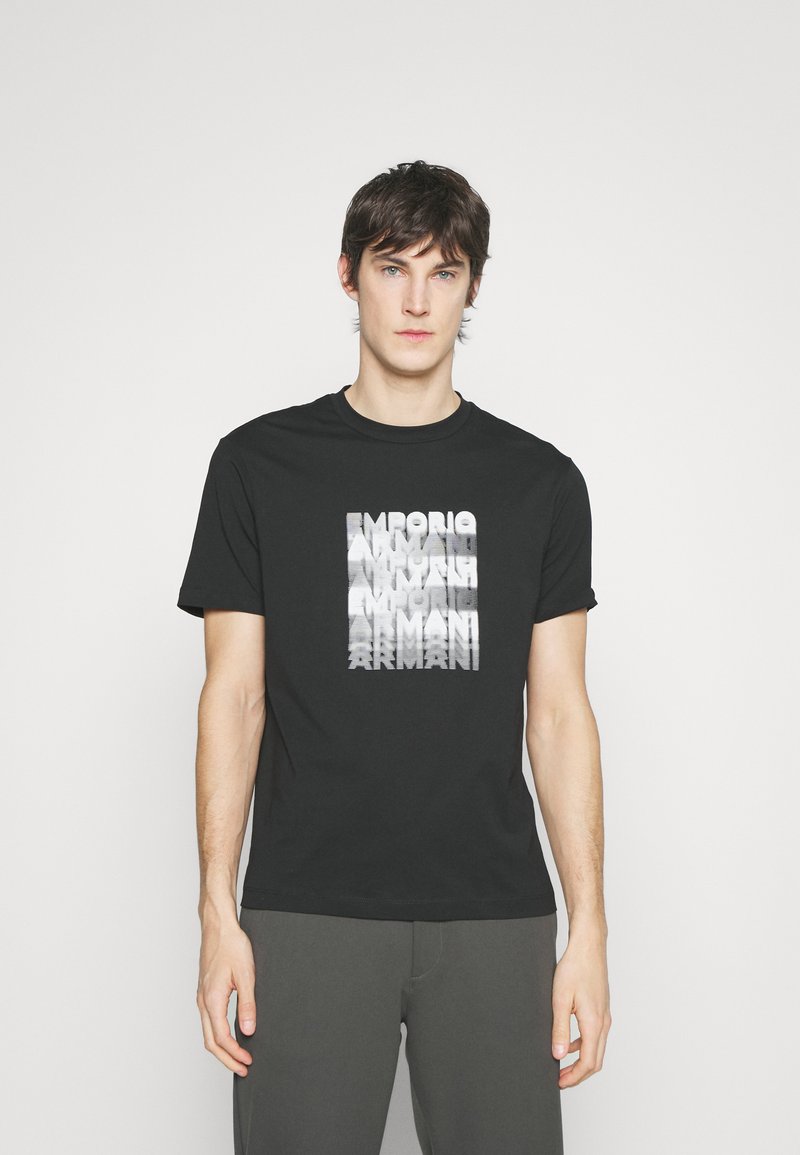 Emporio Armani Print T-shirt - nero/black - Zalando