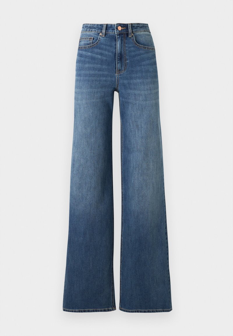 Vero Moda Tall VMOLIVIA - Wide Leg - medium blue denim/blue denim - Zalando