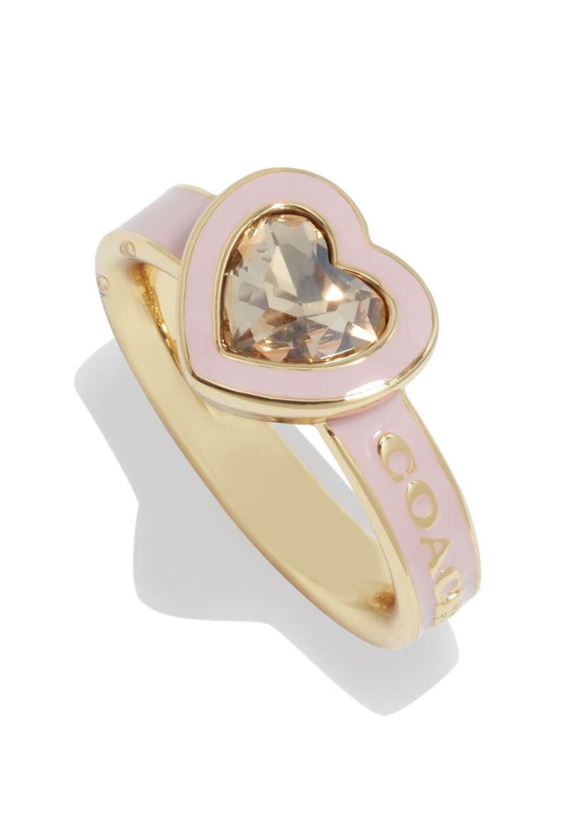 Coach SIGNATURE HEART - Ring - dark pink/pink - Zalando.at