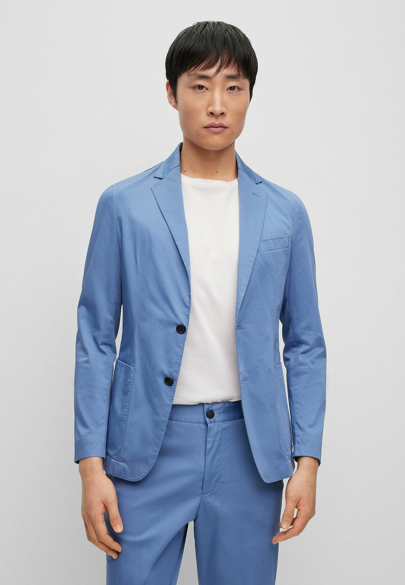 BOSS HANRY - Blazer jacket - open blue nineteen/blue - Zalando.de