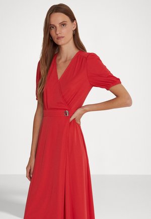 Lauren Ralph Lauren KARLEE SHORT SLEEVE DAY DRESS - Jerseyjurk - lighthouse navy/blauw - Zalando.be