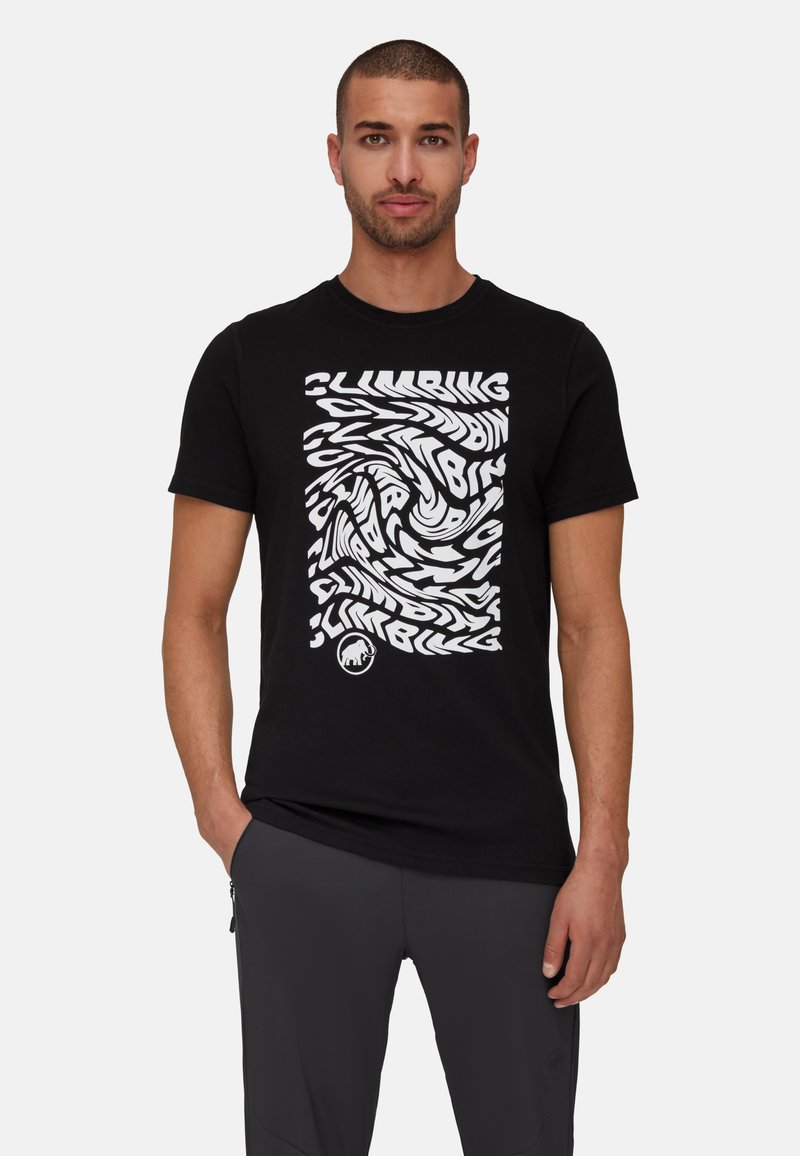 Mammut SLOPER WAVY - Print T-shirt - black - Zalando.de