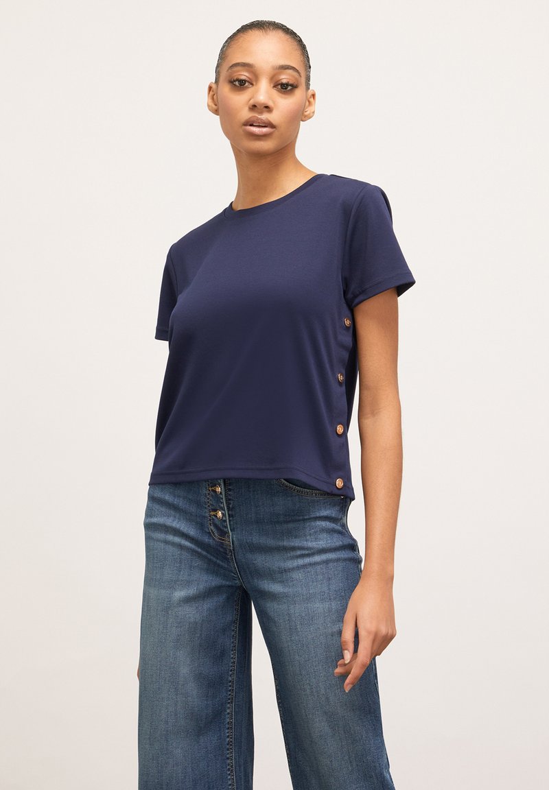 Motivi MOTIVO APERTURA LATERALE - T-shirt basic - blu/blauw - Zalando.be