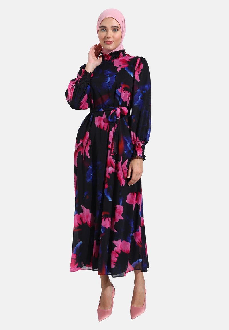 Modanisa Day dress - black fuchsia/black - Zalando.ie