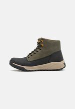 Fila LANCE UNISEX - Botines con cordones - black/olive night/negro ...