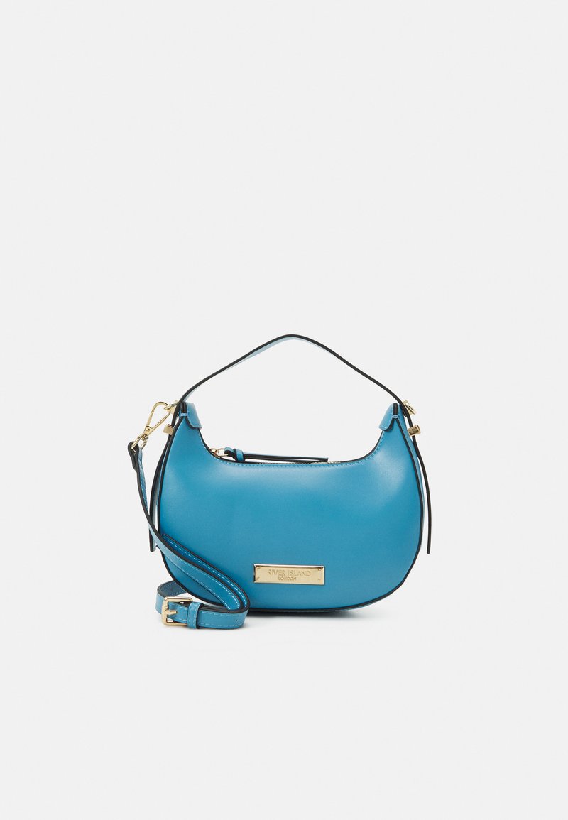 River Island MINI X BODY SCOOP - Across body bag - blue - Zalando.de