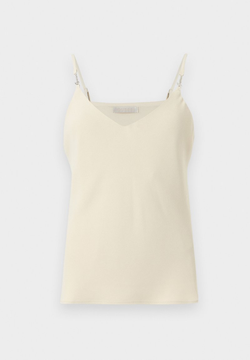 Guess CAROLINE V NECK - Toppi - lovers beach/beige - Zalando.fi
