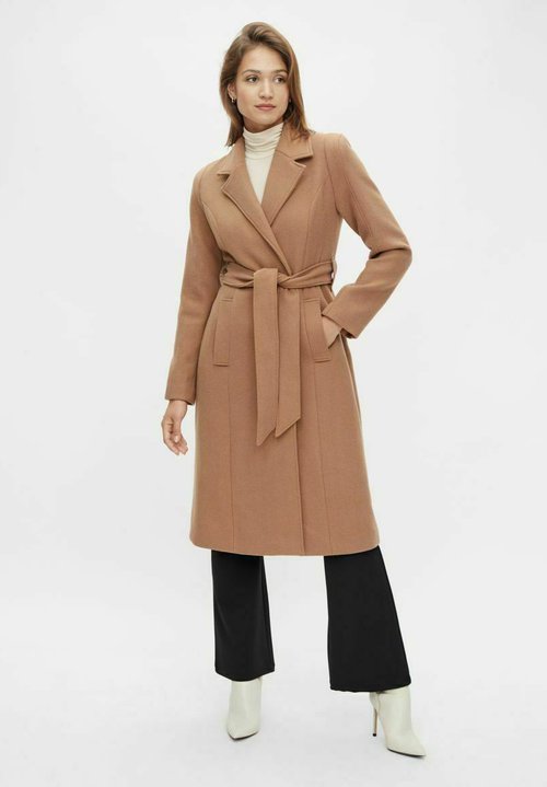 YAS Petite YASKILIVA COAT - Trenchcoat - tobacco brown/camel - Zalando.ch