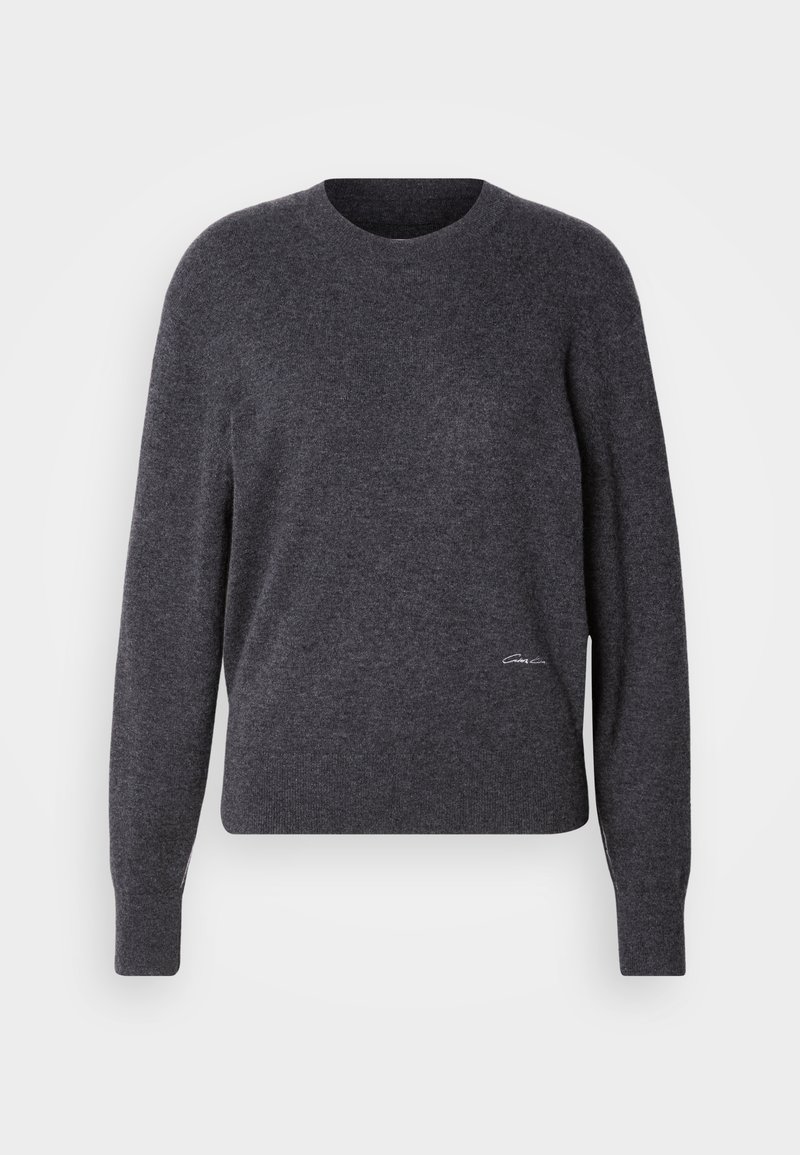 Calvin Klein Strickpullover - charcoal grey heather/grau - Zalando