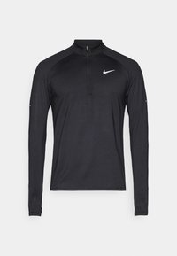 Nike Performance STRIDE MIDLAYER - Langarmshirt - black/reflective silver/schwarz - Zalando.at