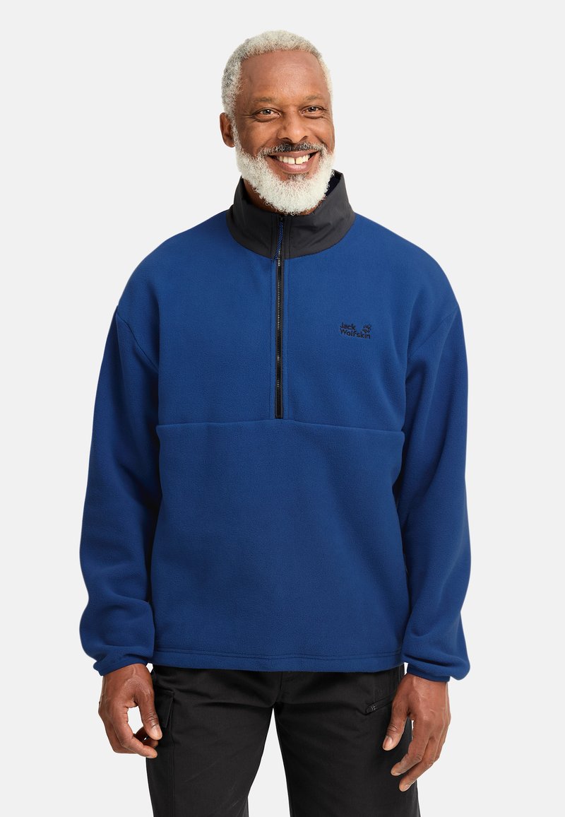 Jack Wolfskin SUMETRO HZ M - Fleece jumper - blue orchid/blue - Zalando