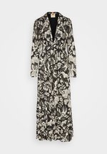 Farm Rio GRAPHIC FLORAL DRESS - Maxi dress - black - Zalando