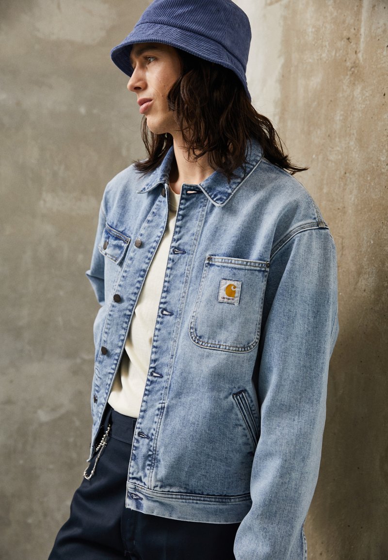 Carhartt WIP SALEDO JACKET - Jeansjakke - blue light/bleached denim ...