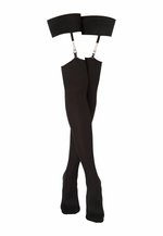 Calzedonia HALTERLOSE MIT STRASSHÄKCHEN - Nadkolenky - nero/černá ...