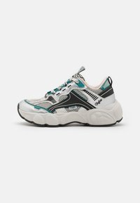 Buffalo CLD RUN - Sneakers laag - silver/black/petrol/zilverkleurig ...