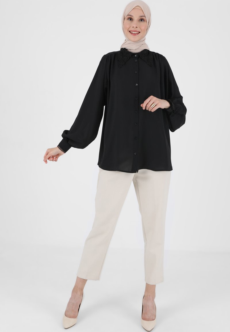 Modanisa REFKA - Hemdbluse - black/schwarz - Zalando.de