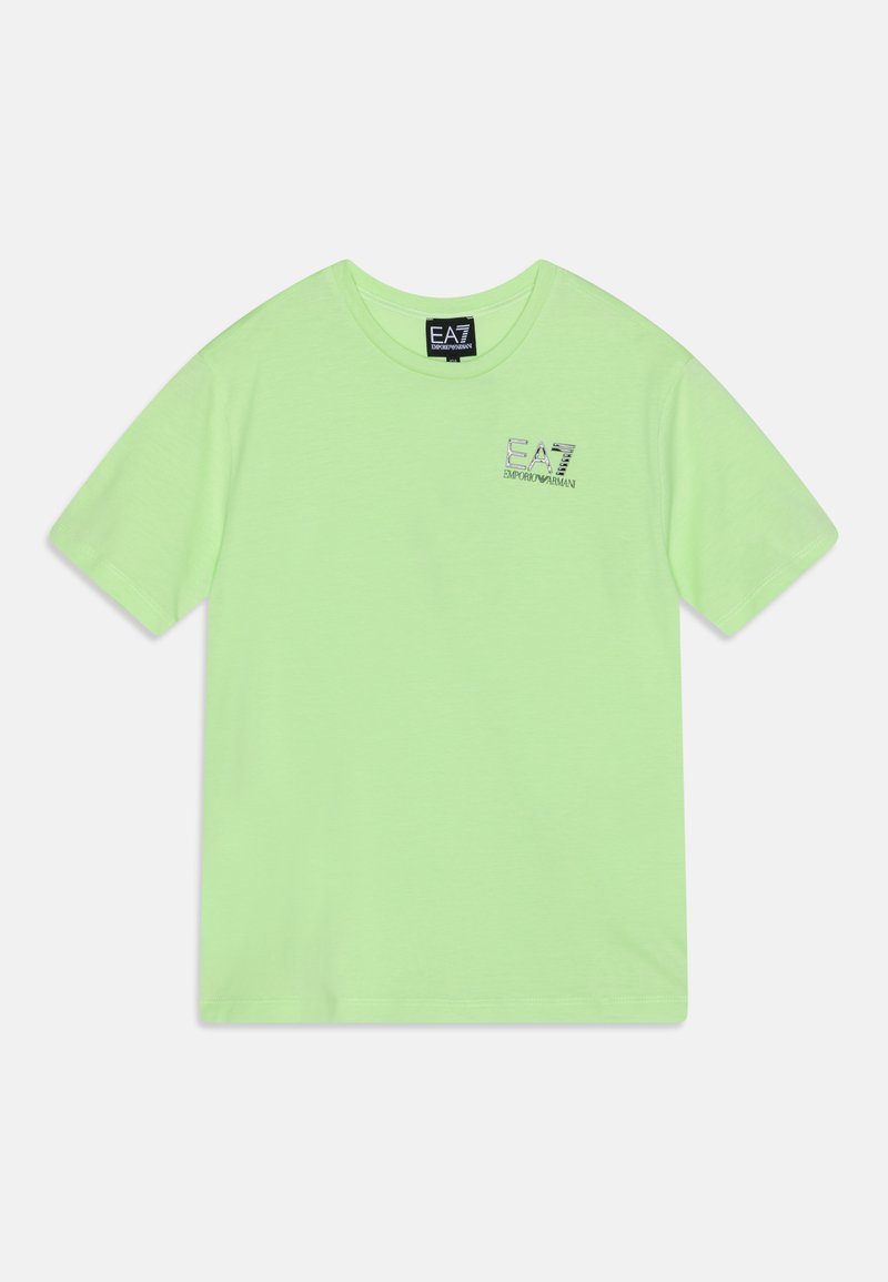 Ea7 Emporio Armani Core Unisex T Shirt Basic Verde Chiaro Zalando It
