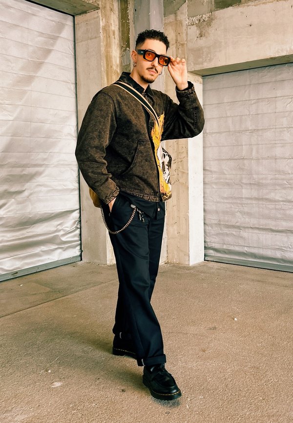 Obey Clothing PORTIONS SHERPA JACKET - Fleecejacka - java brown/multi ...